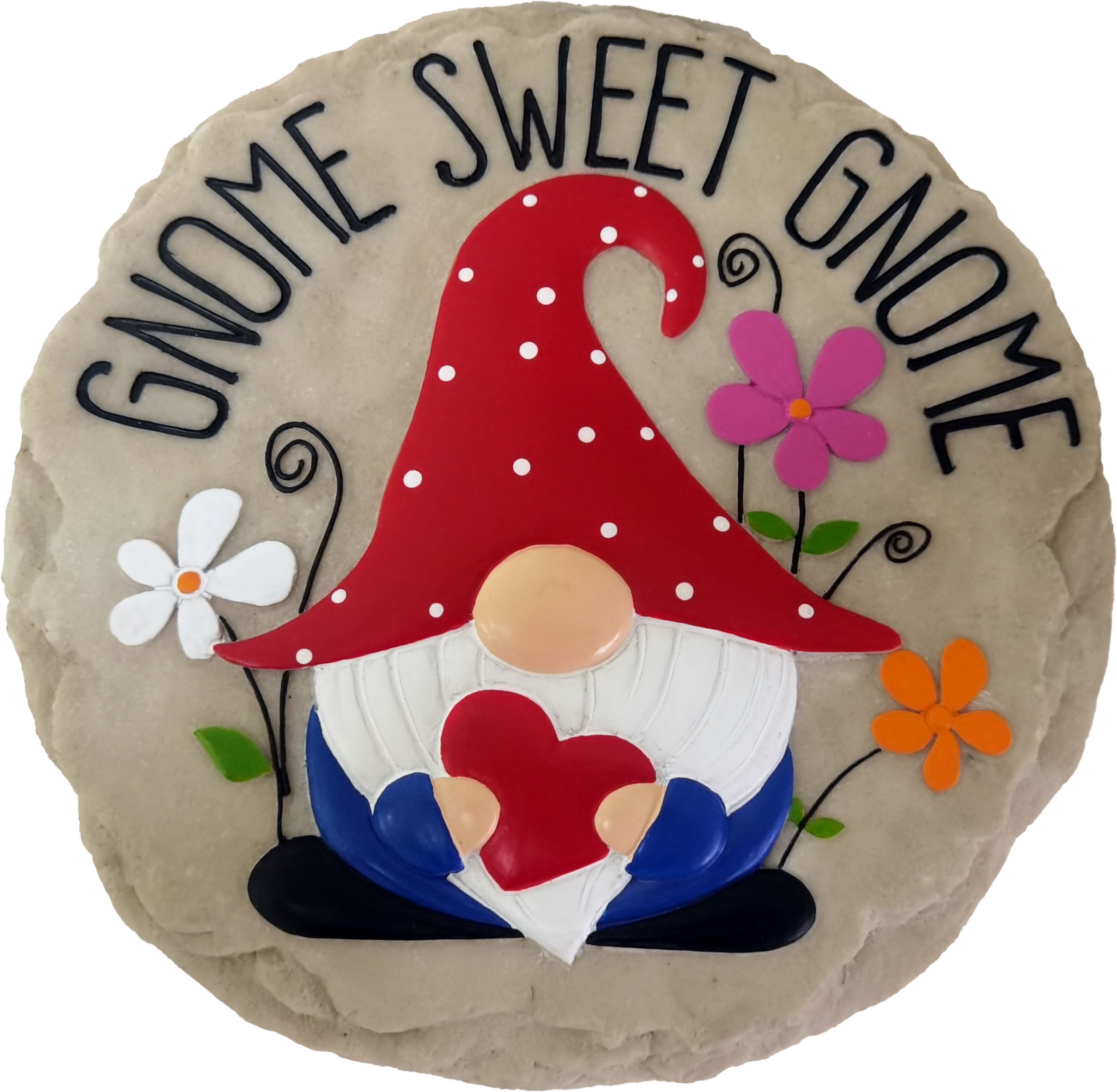 GNOME SWEET GNOME STEP STONE / DECORATIVE WALL PLAQUE - Walmart.com