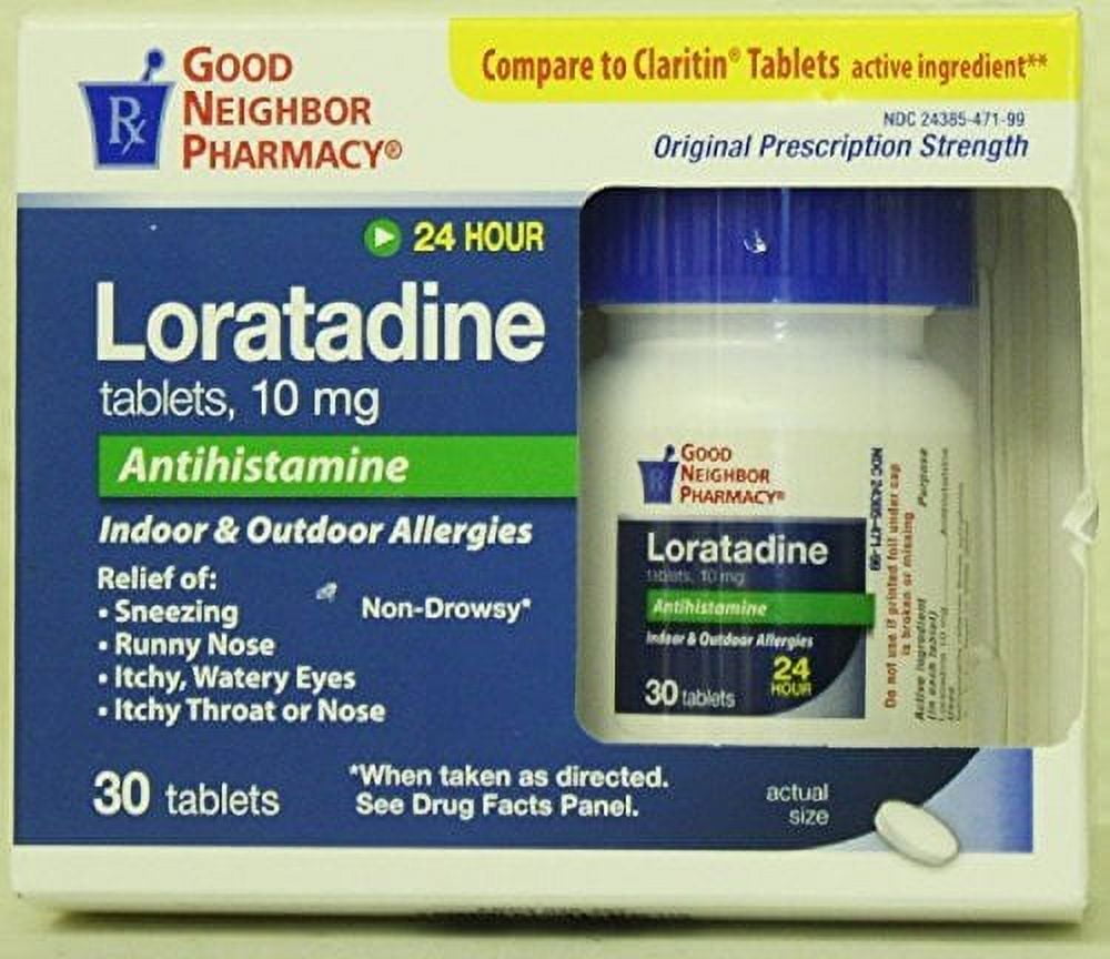 GNP Non-Drowsy Loratadine 10mg (30 Tablets) - Walmart Business Supplies