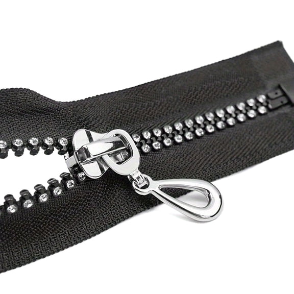 Rhinestone Zippers for Sewing Crafts Arts and Crafts Supplies