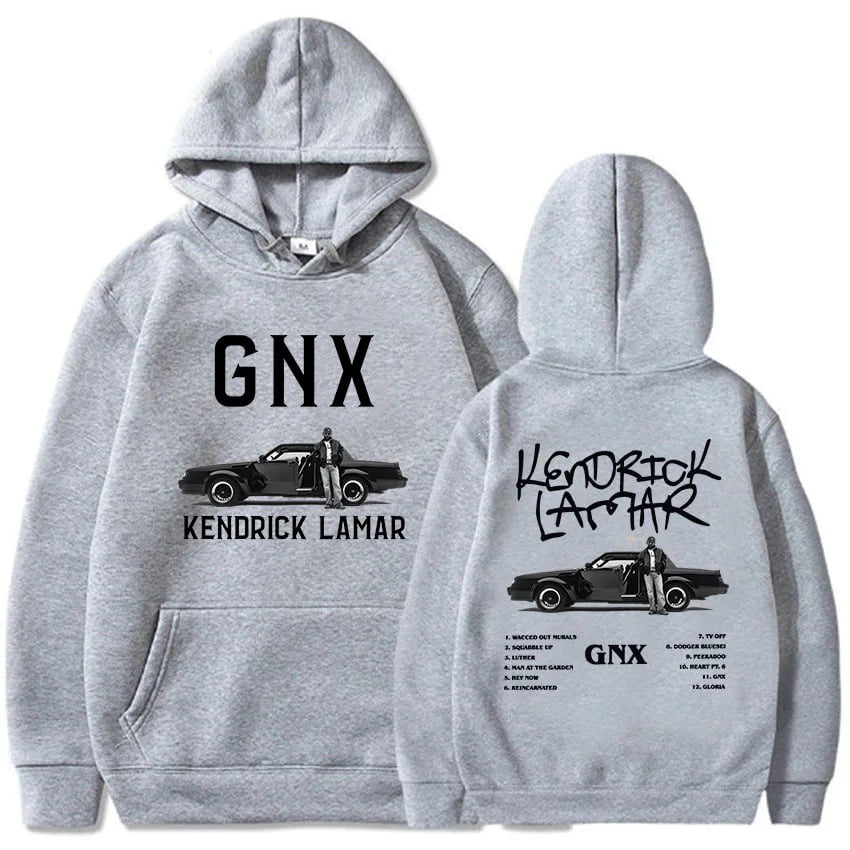 GNX Album 2024 Printing 2 Side Hoodie Kendrick Lamar Rapper Rock Style ...