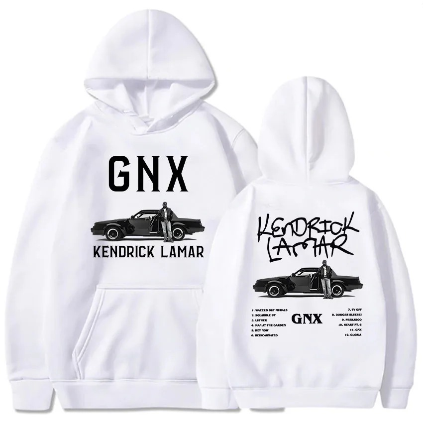 GNX Album 2024 Printing 2 Side Hoodie Kendrick Lamar Rapper Rock Style ...