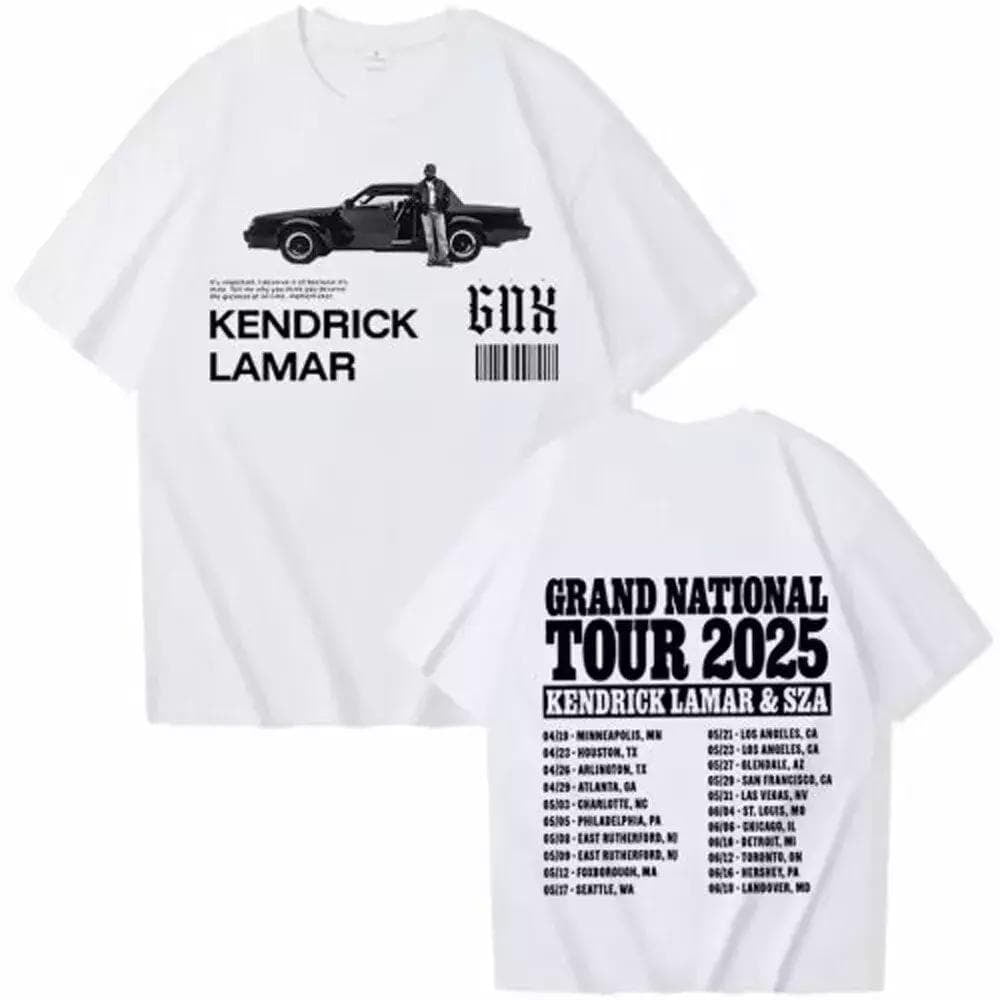 GNX Kendrick Lamar Tour 2025 Grand National Tour T Shirt Full Size S-5XL - Walmart.com