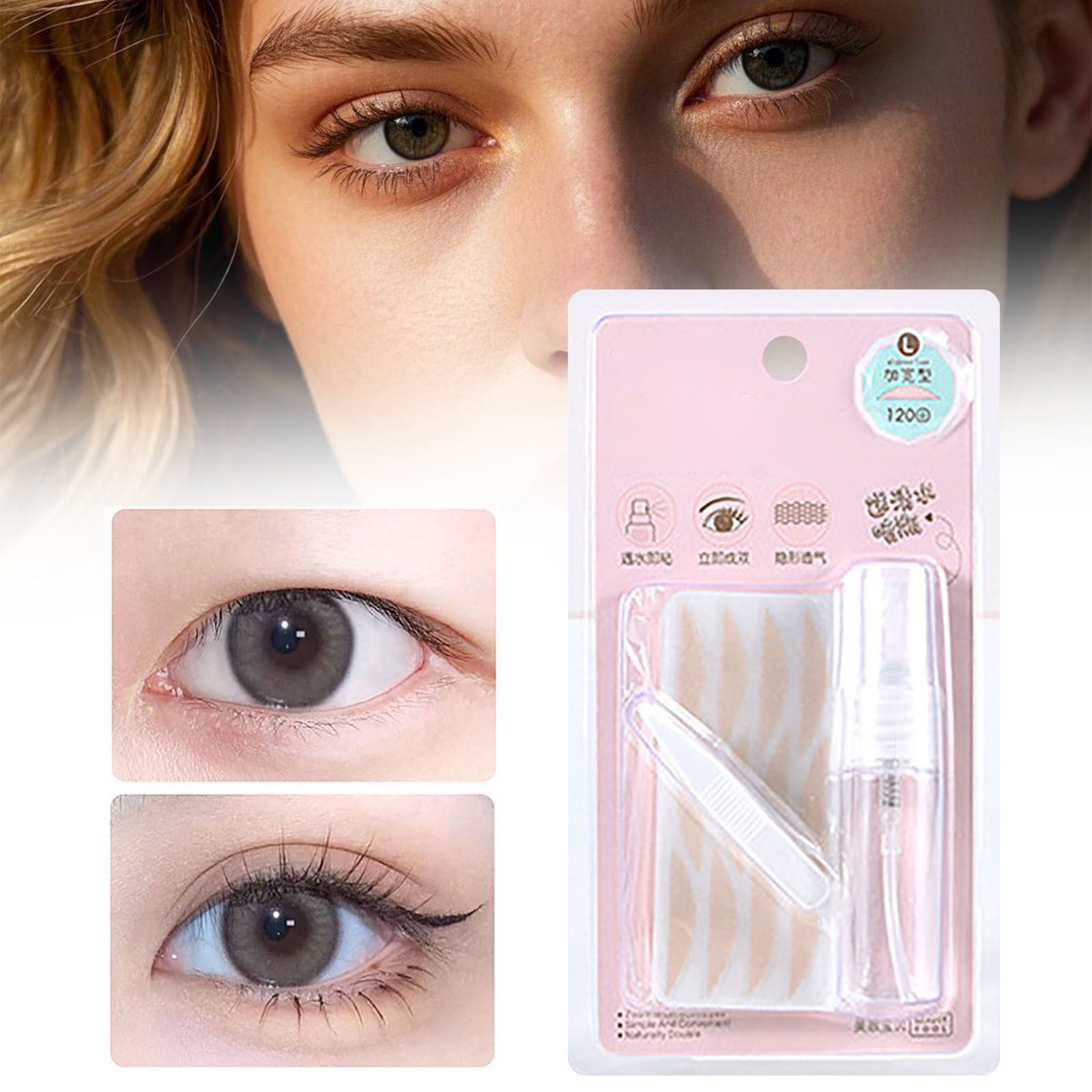 GNYZ 2025 New Invisible Eyelid Tape Double Eyelid Strips for Asian Eyes ...