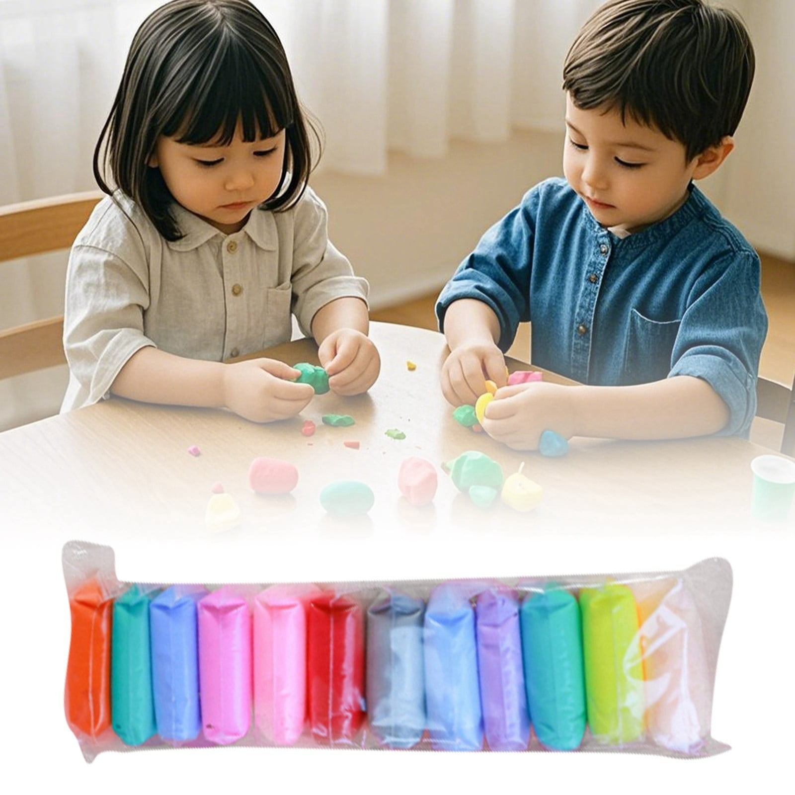 GNYZ Bagged Light Modeling Clay For Kids Colorful Play Doh Like Toy ...