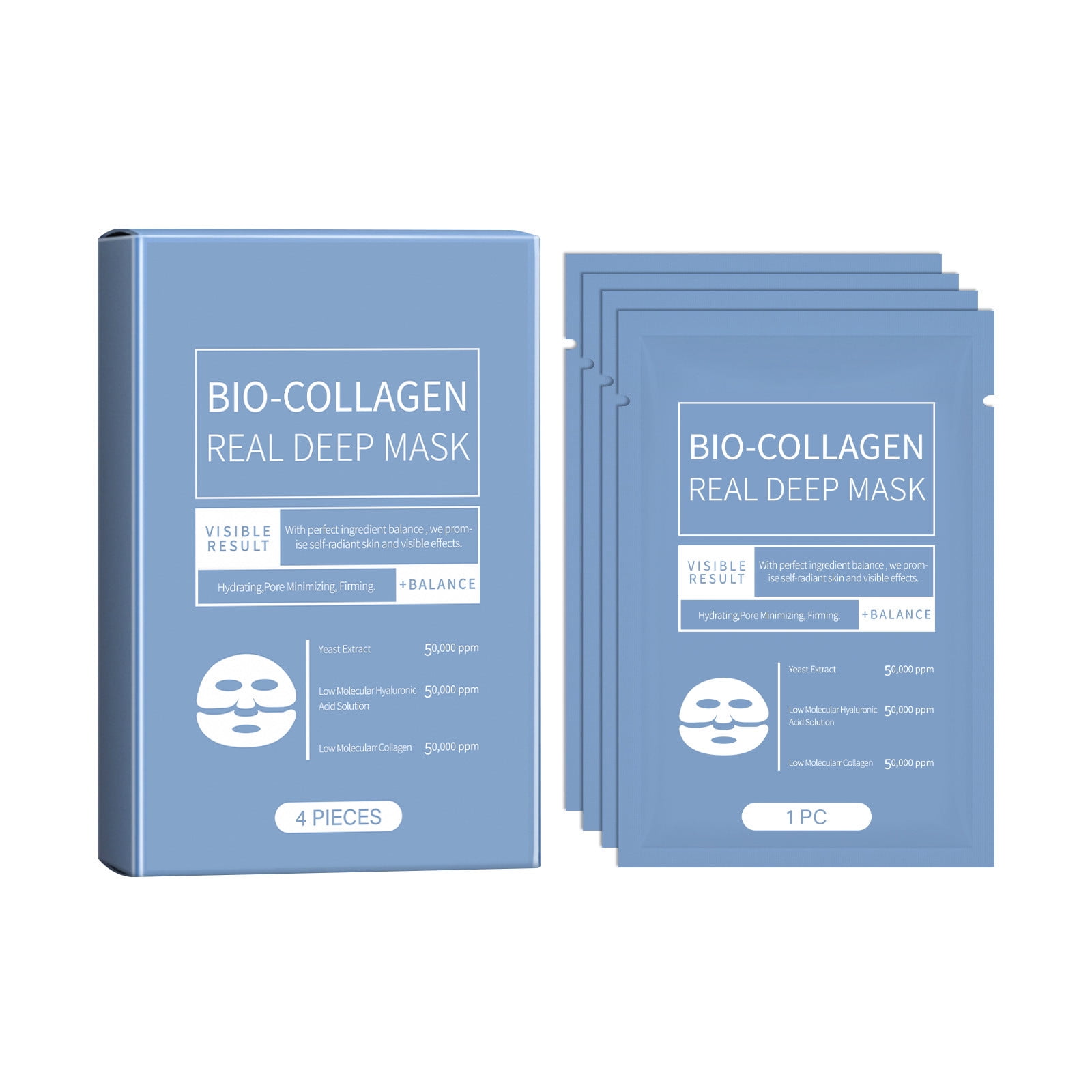 GNYZ Bio CollagenMask Bio Collagen FaceMask Overnight Korean FaceMask ...