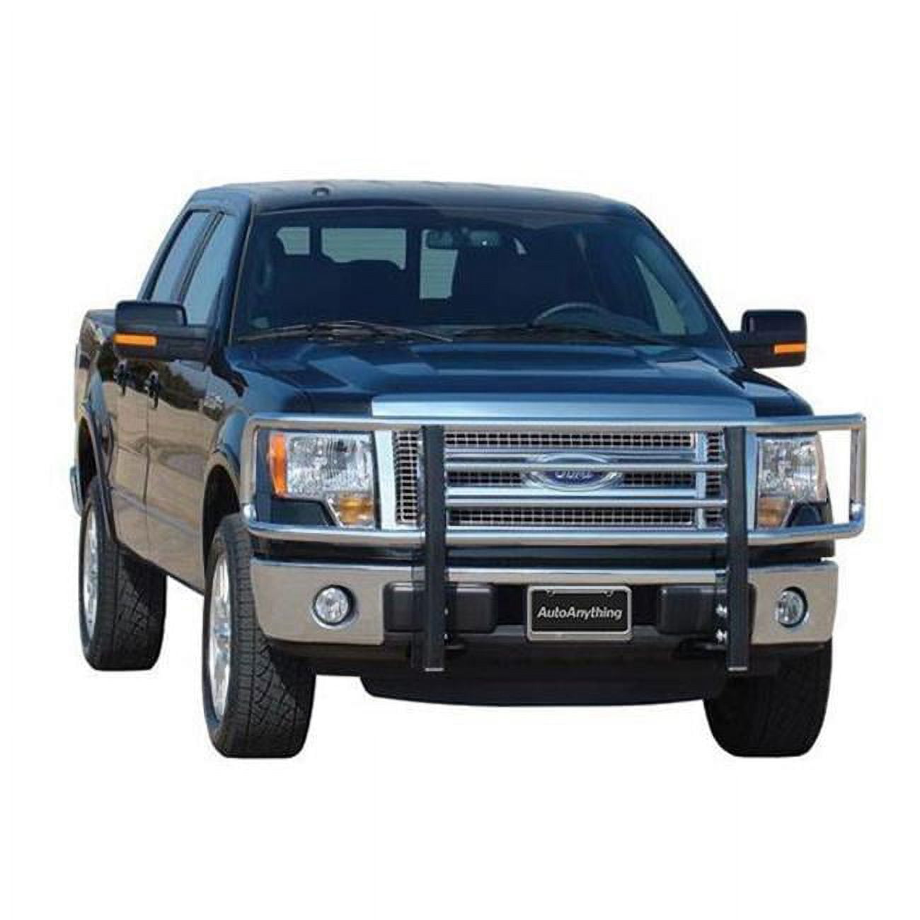 GO 33647B Commercial Grade Black Winch Mount Grille Guard for 2017-2018 ...