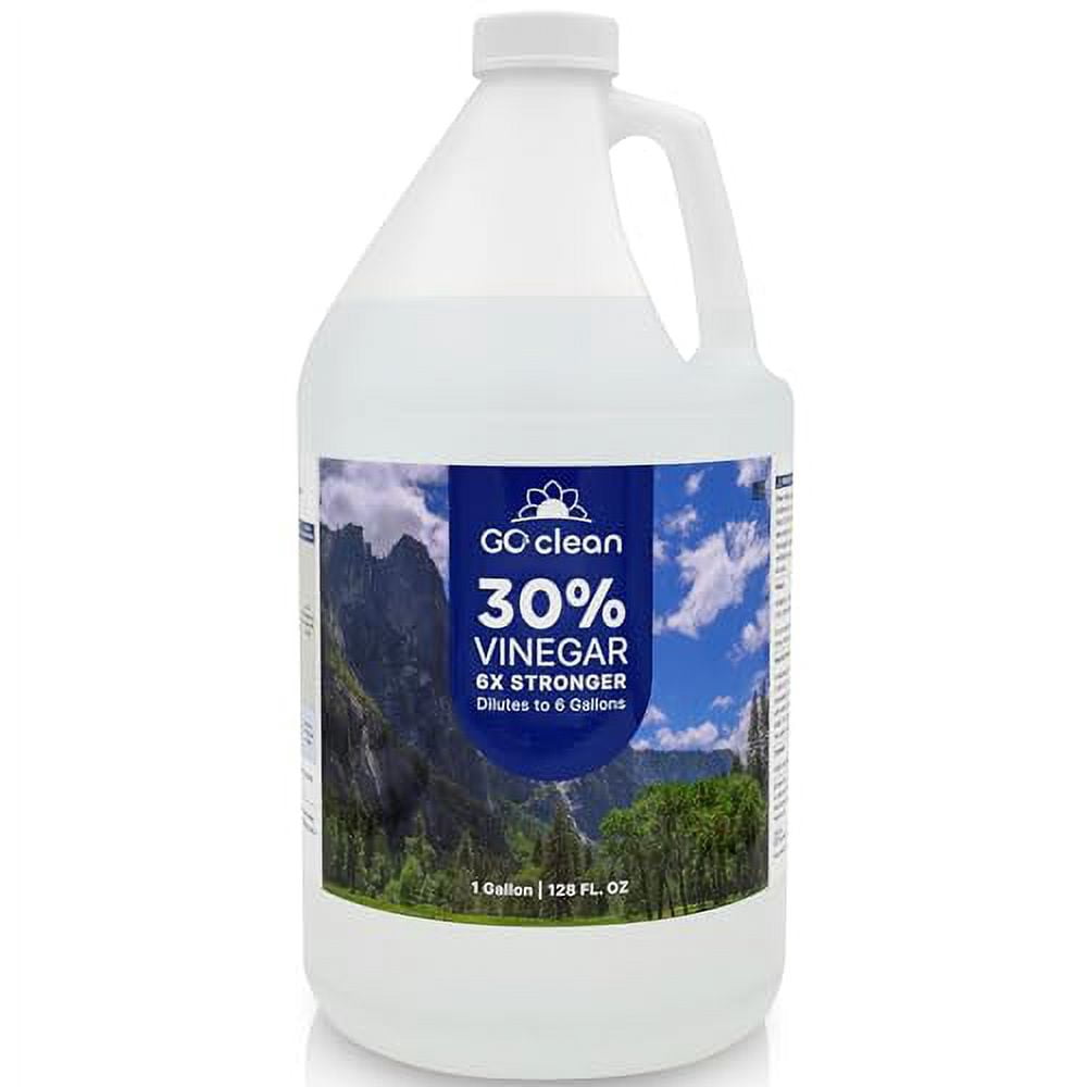 GO Clean 30% Pure Super Concentrated Vinegar | Dilutes to 6 Gallons ...