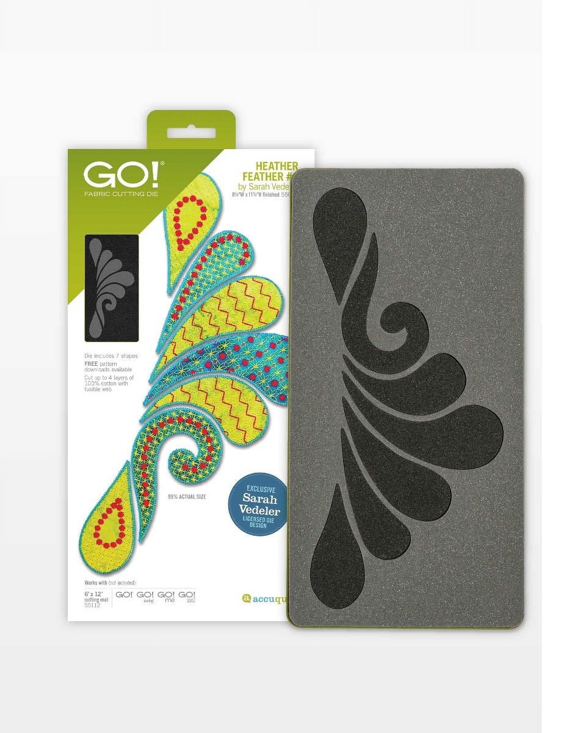 AccuQuilt GO! Feather Die-Cut Dies for Craft Project, 1 Piece - Walmart.com