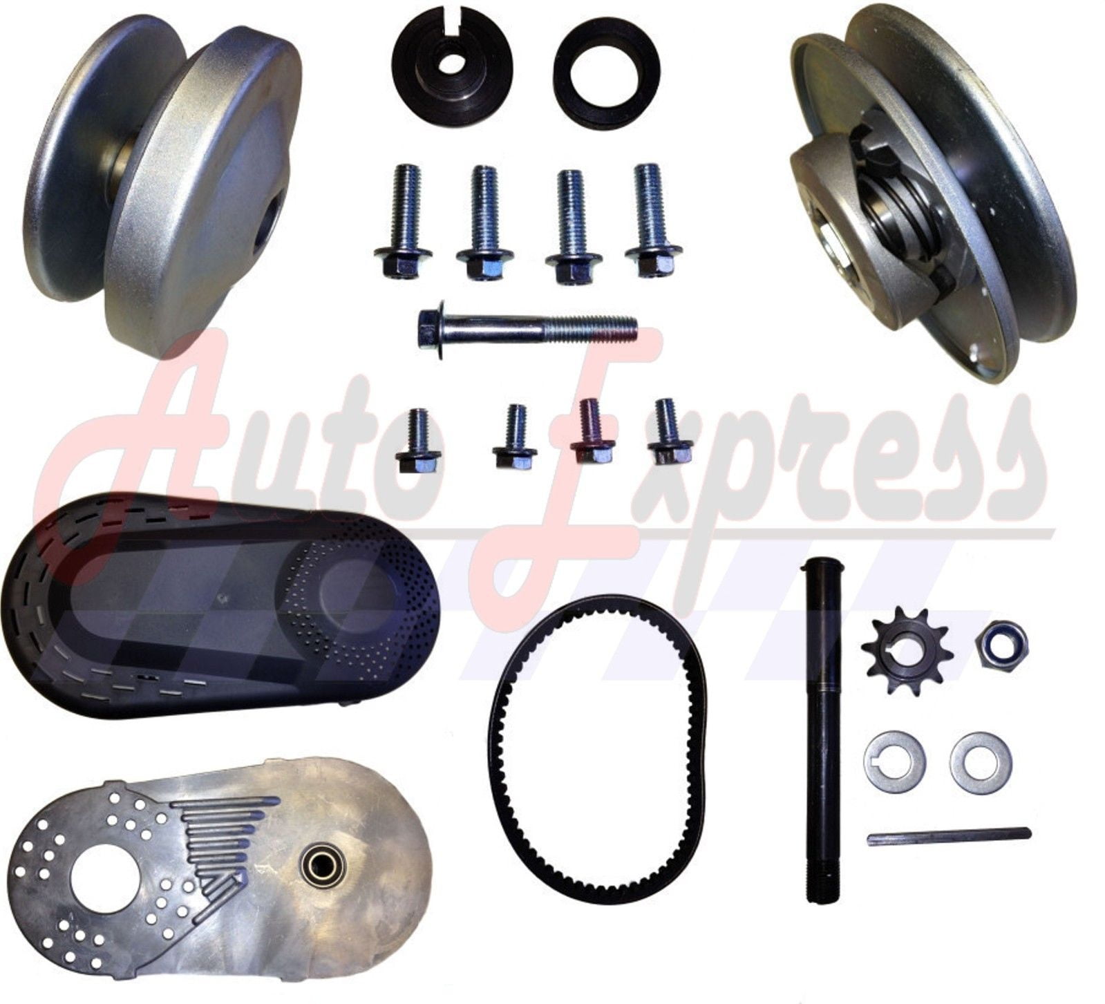 GO KART TORQUE CONVERTER KIT CVT CLUTCH 1" COMET TAV2 30-75 6" Driven ...