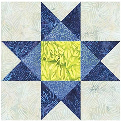 GO! Ohio Star 12 Inch Finished Block on Board Fabric Cutting Die for ...