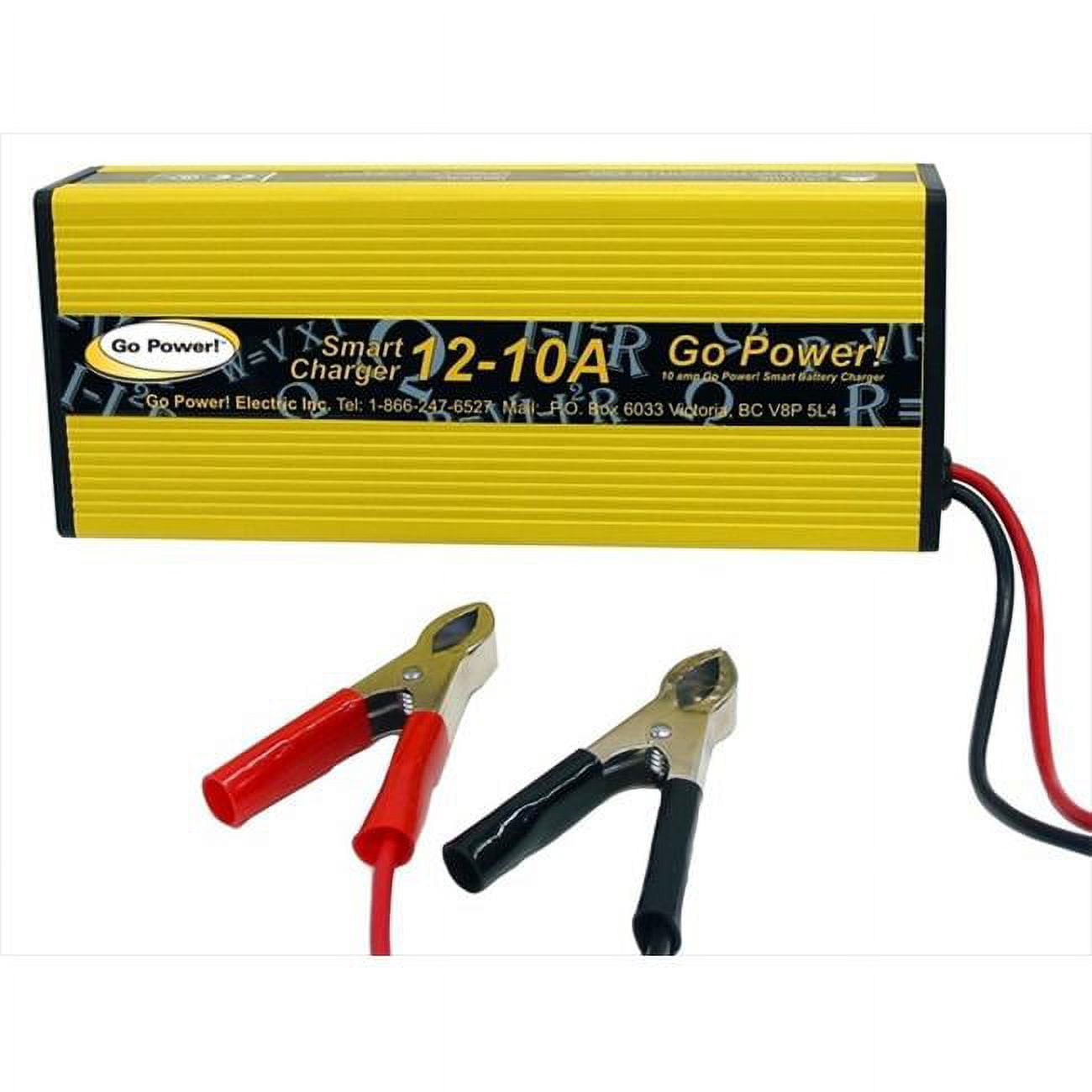 GO POWER GPSC1210A 10 Amp Smart Battery Charger - Walmart.com