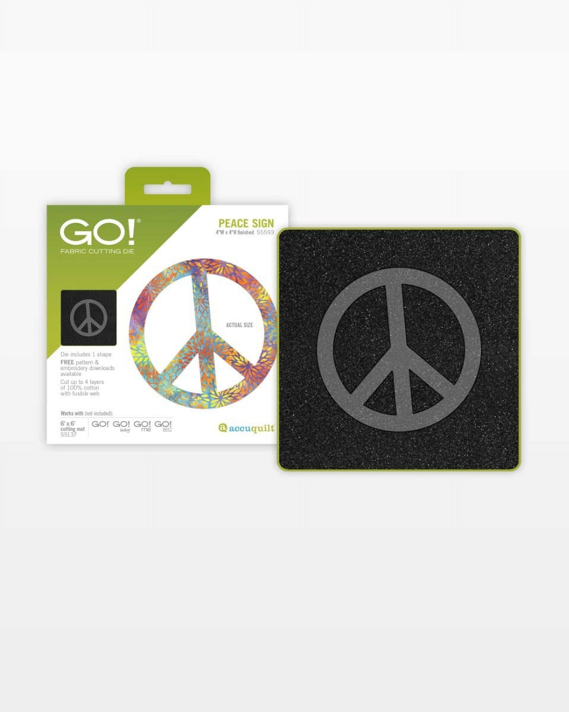 Accuquilt GO! Peace Sign Die - Walmart.com