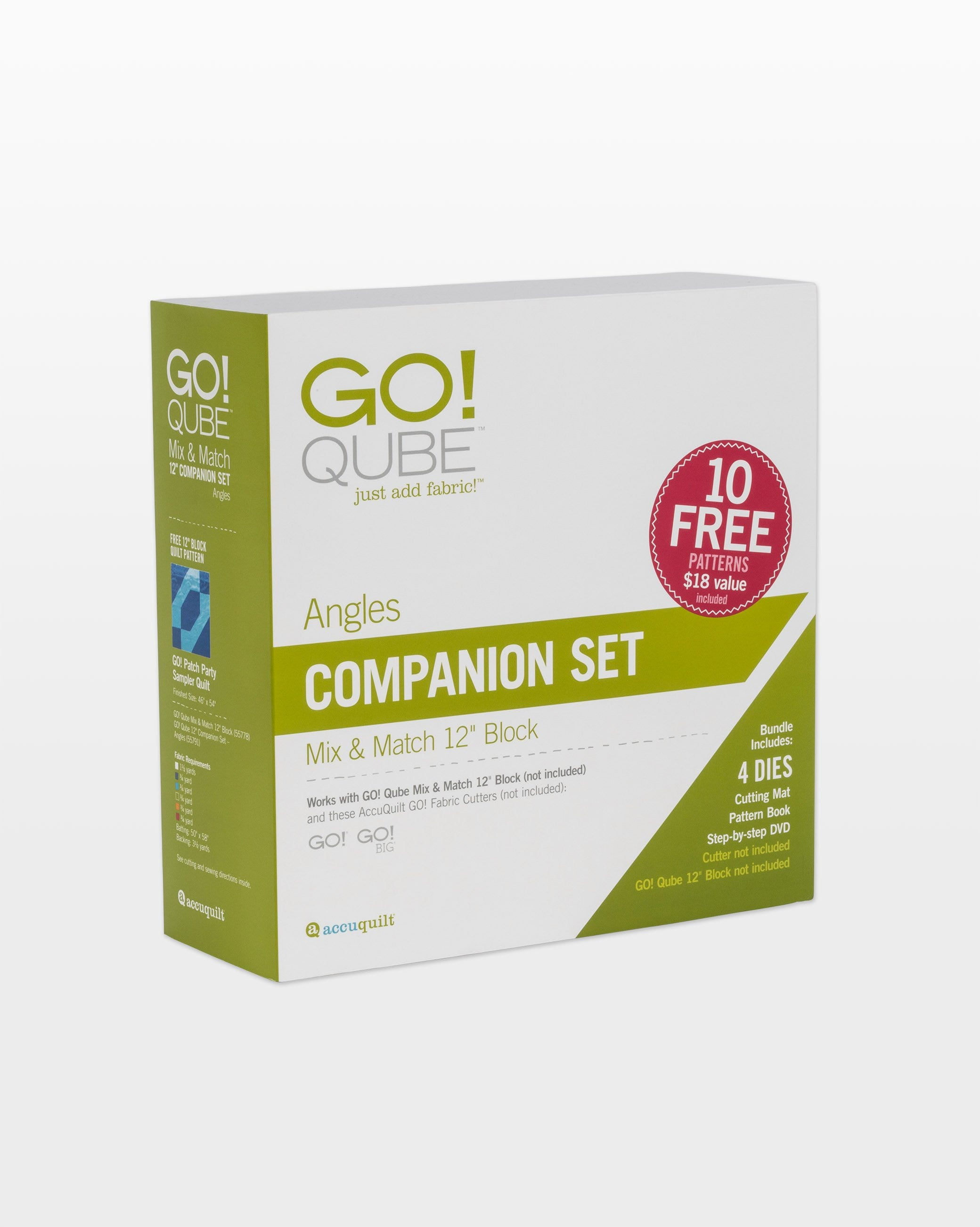 Accuquilt GO! Qube 12" Companion Set-Angles - Walmart.com