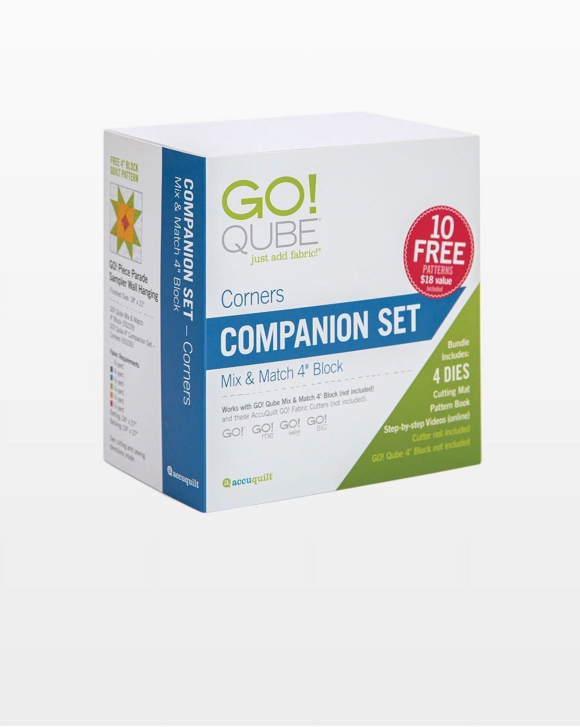 Accuquilt GO! Qube 4" Companion Set-Corners - Walmart.com