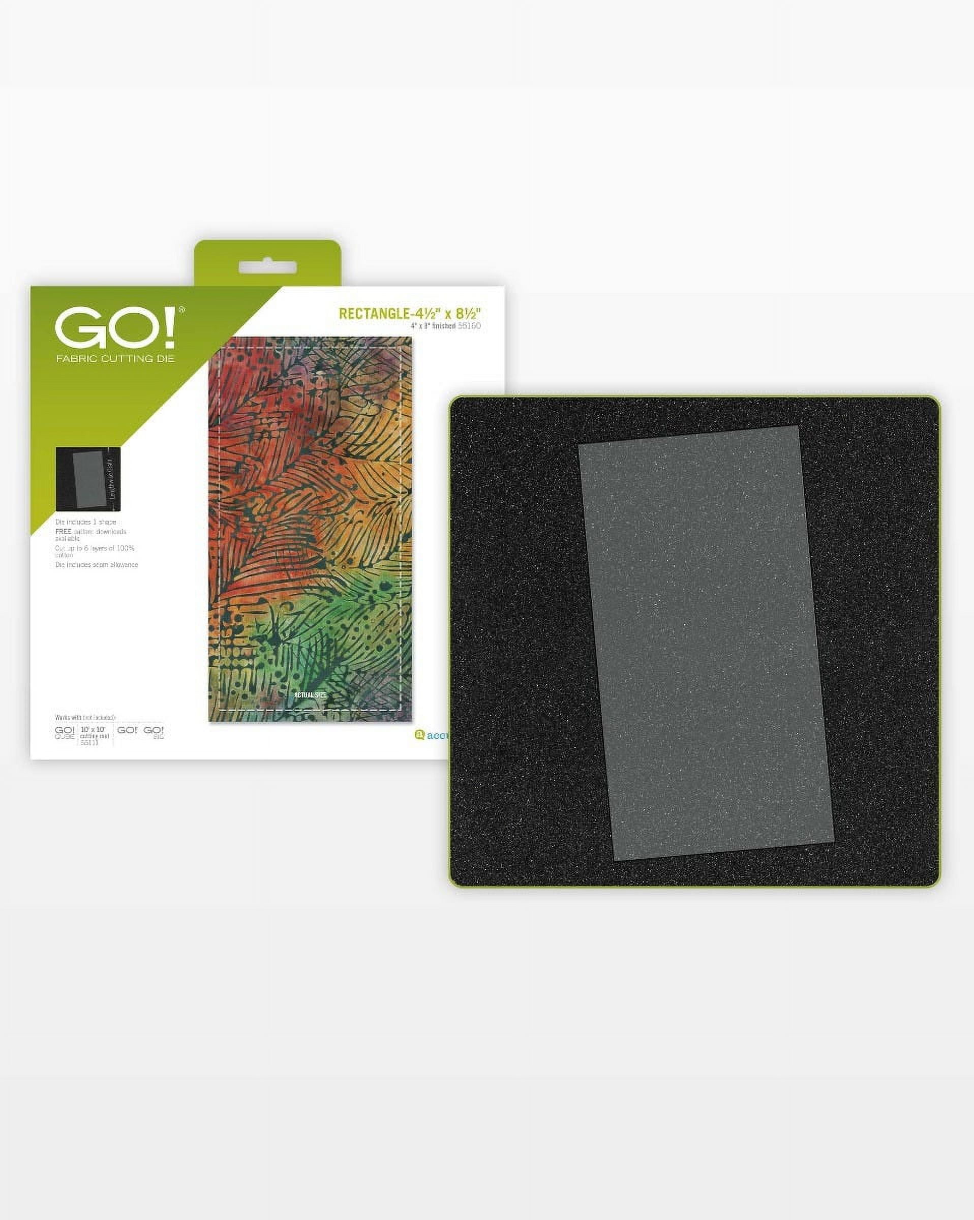 Accuquilt GO! Rectangle-4 1/2" x 8 1/2" (4" x 8" Finished) Die ...