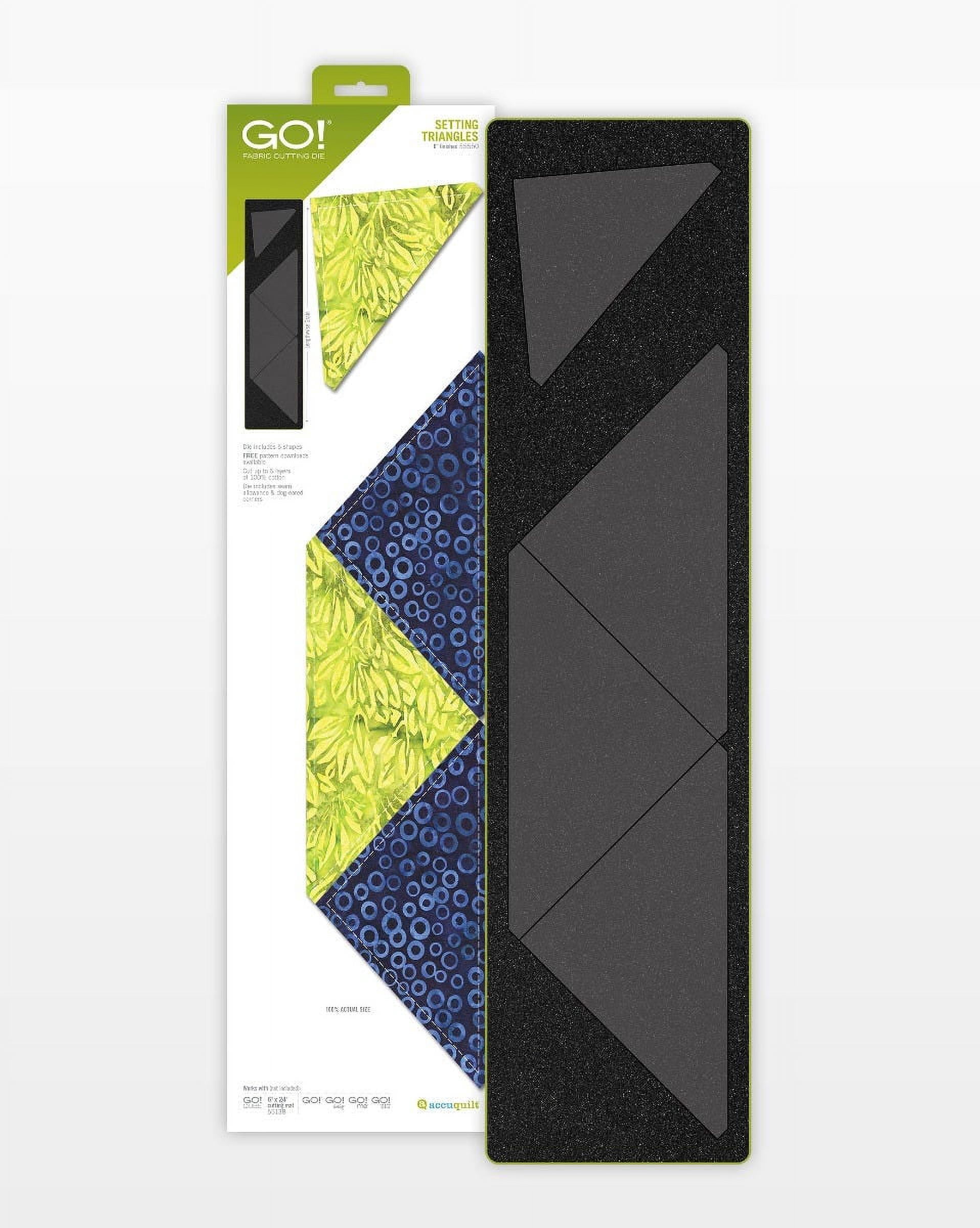 Accuquilt GO! Setting Triangles-6" Finished Die - Walmart.com