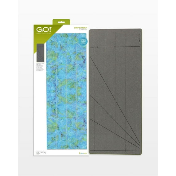 "AccuQuilt GO! Strip Cutter-2"" (1 1/2"" Finished) with Angled Guide ...