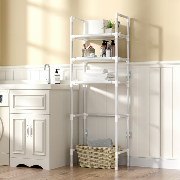 White Plastic Shelves