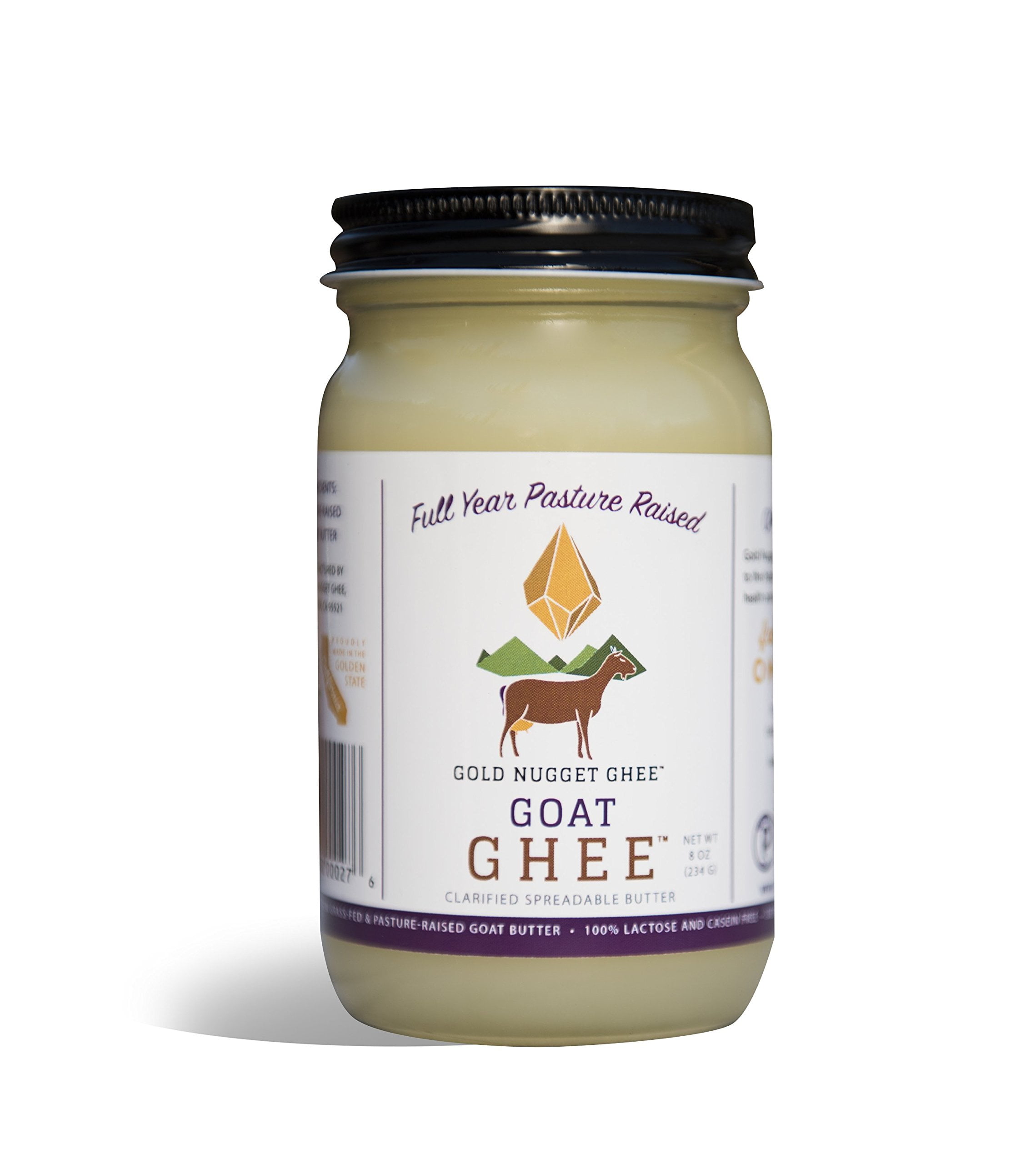 GOAT GHEE A2/A2 BY DEF29 GOLD NUGGET GHEE, FULL-YEAR/PASTURE-RAISED ...