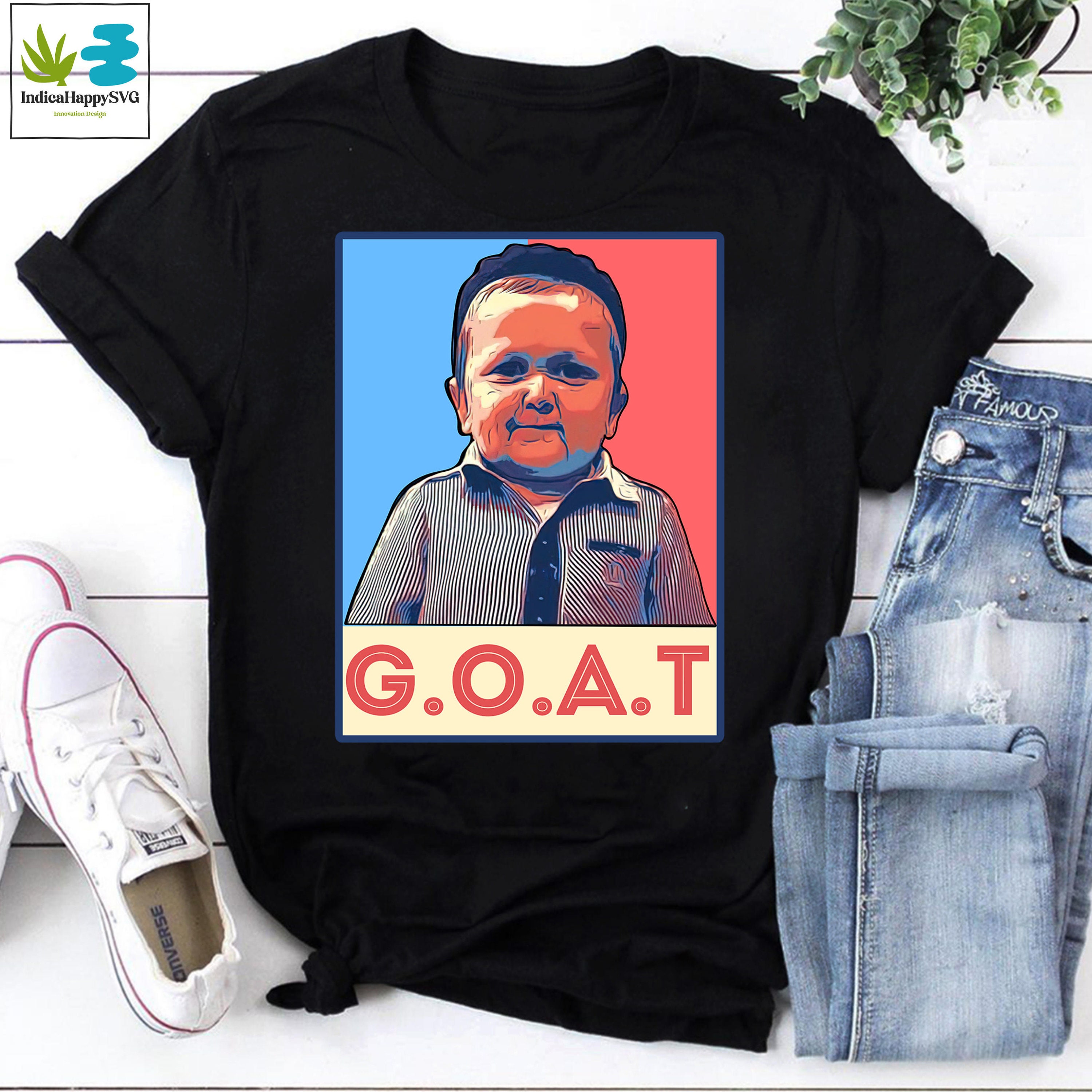 GOAT MMA Hasbulla Magomedov Hope Style Vintage T-Shirt, Mini Khabib ...