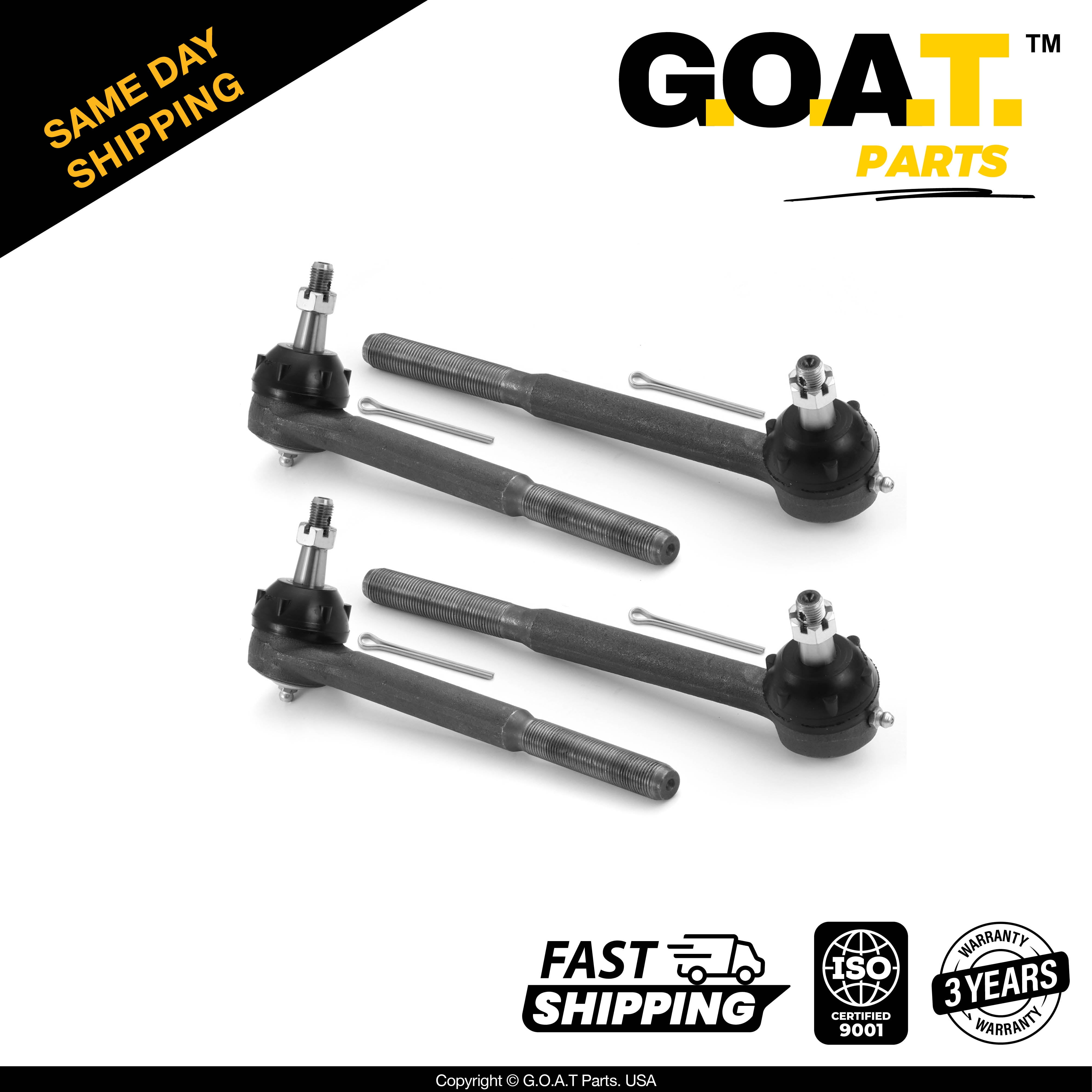 GOAT Parts - Inner&Outer Tie Rod Ends for Buick Century Chevrolet Monte ...