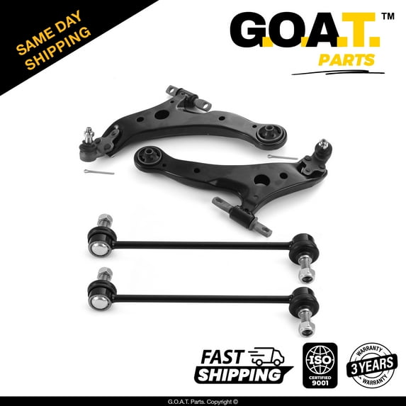 GOAT Parts - Lower Control Arm &Front Sway Bar Kit for Lexus RX350 ...