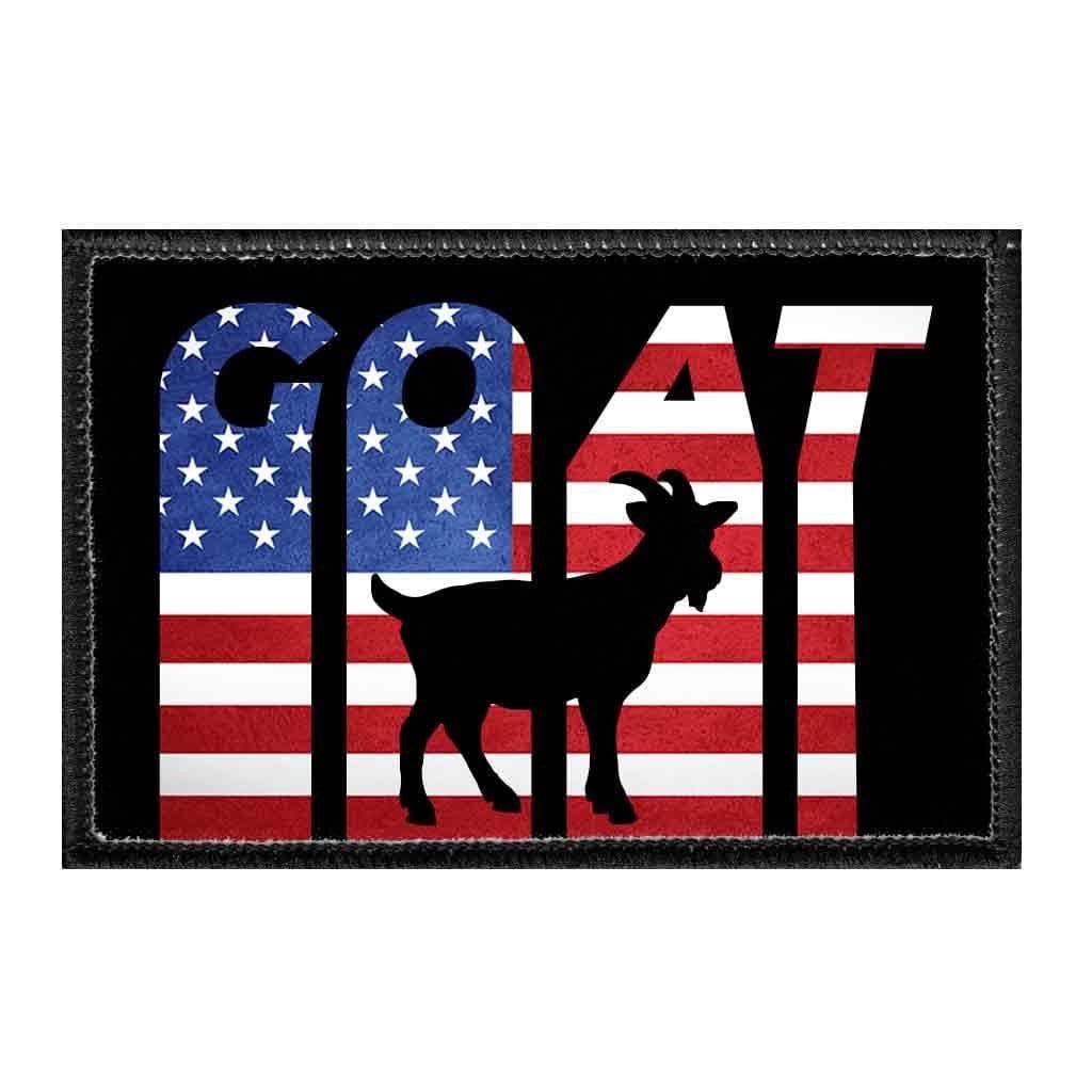 Goat - US Flag - Removable Patch - Walmart.com