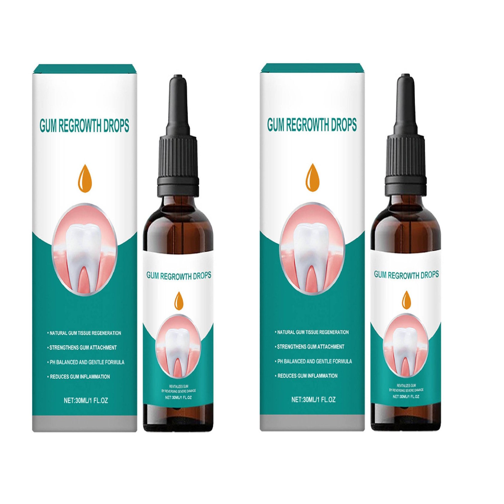 GOAWTFAFS 2PC Gum Relief Drops, Gum Therapy Gel For Damaged Gum, Repair ...
