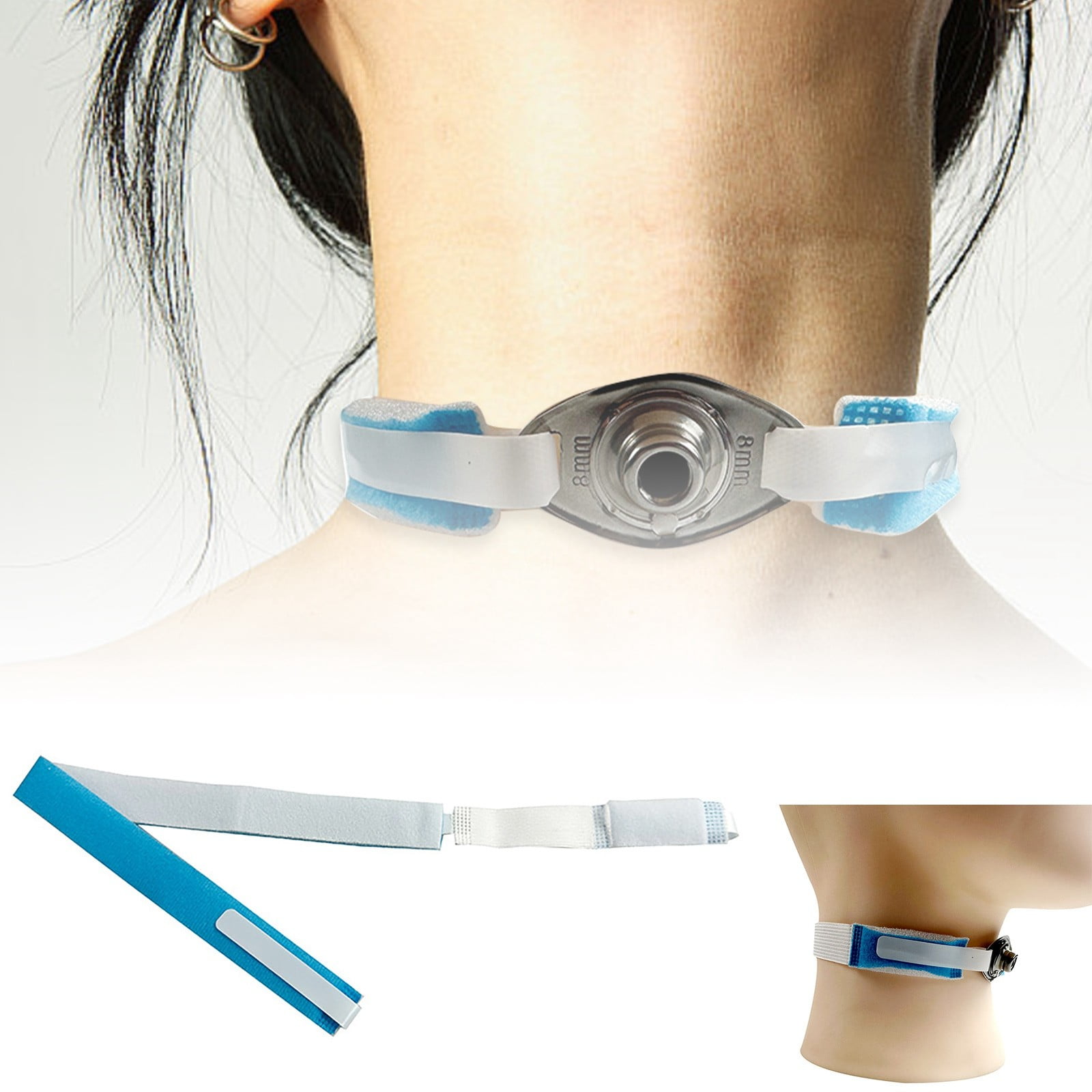 GOAWTFAFS Reusable Tie Post Neck Surgery Ties,Adjustable Tracheostomy ...