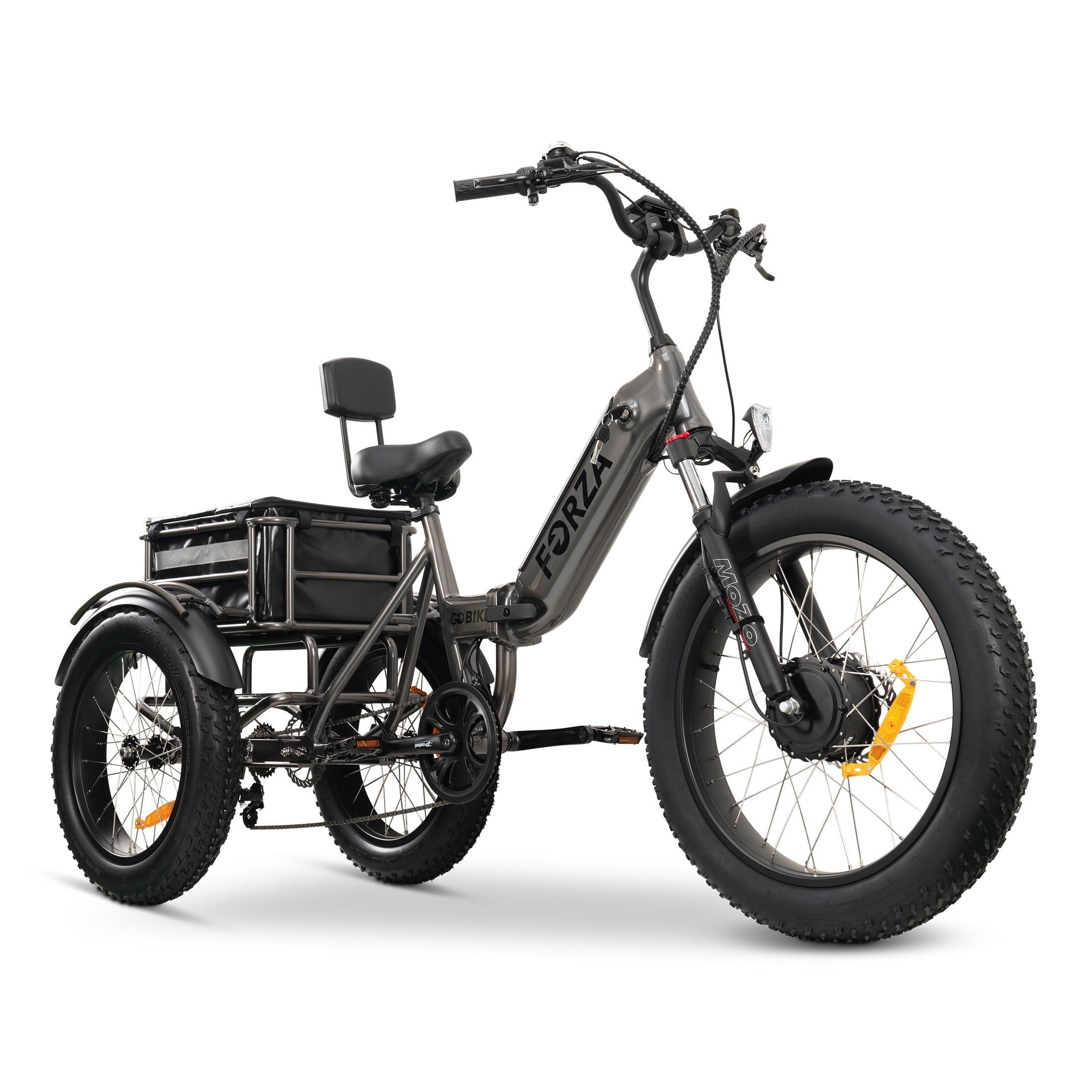 GOBIKE Forza Electric Trike, Electric Bicycle for Adults, Electric Bike, Durable Tricycle, Up to ...