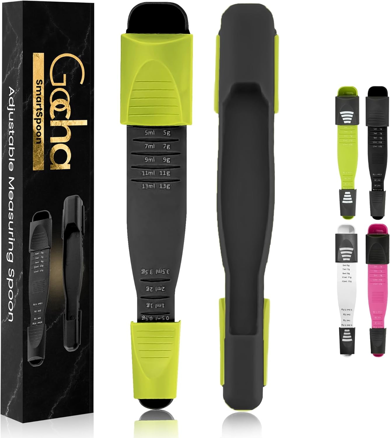 GOCHA Gadgets | Adjustable Measuring Spoon | Double End Adjustable ...