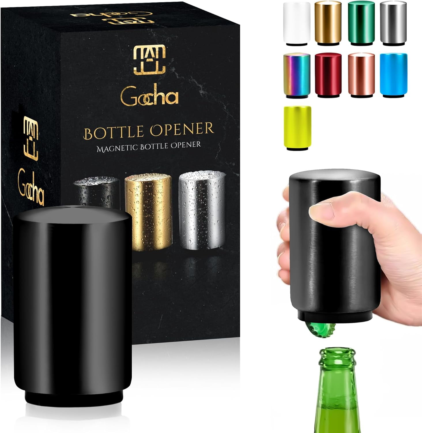 GOCHA Gadgets | Magnetic Bottle Opener | Bottle Cap Opener | Automatic ...