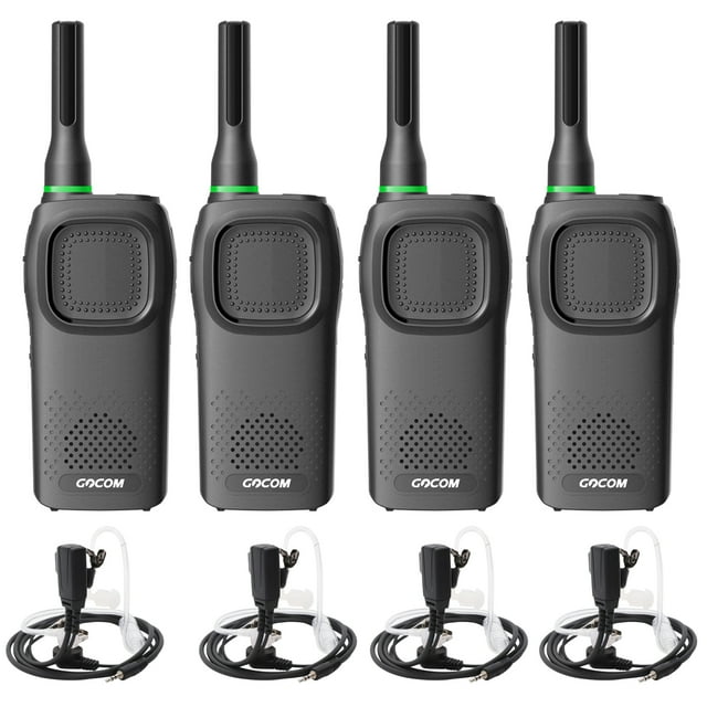 GOCOM GA80 Slim Two-Way Radio Walkie Talkies with Hands-Free Feature ...