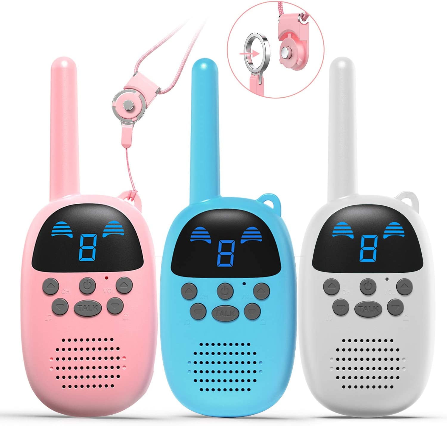 GOCOM Walkie Talkies for Kids, Age 3-12 Kids Toys Handheld Child Gift ...
