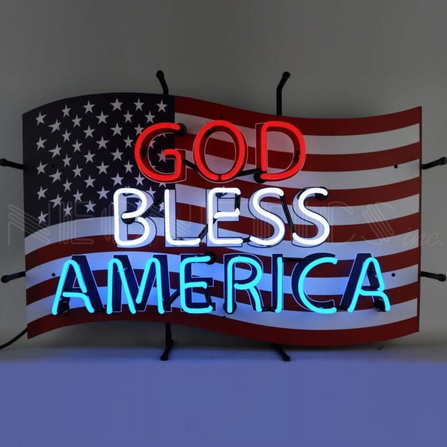 GOD BLESS AMERICA NEON SIGN – 5GBUSA - Walmart.com