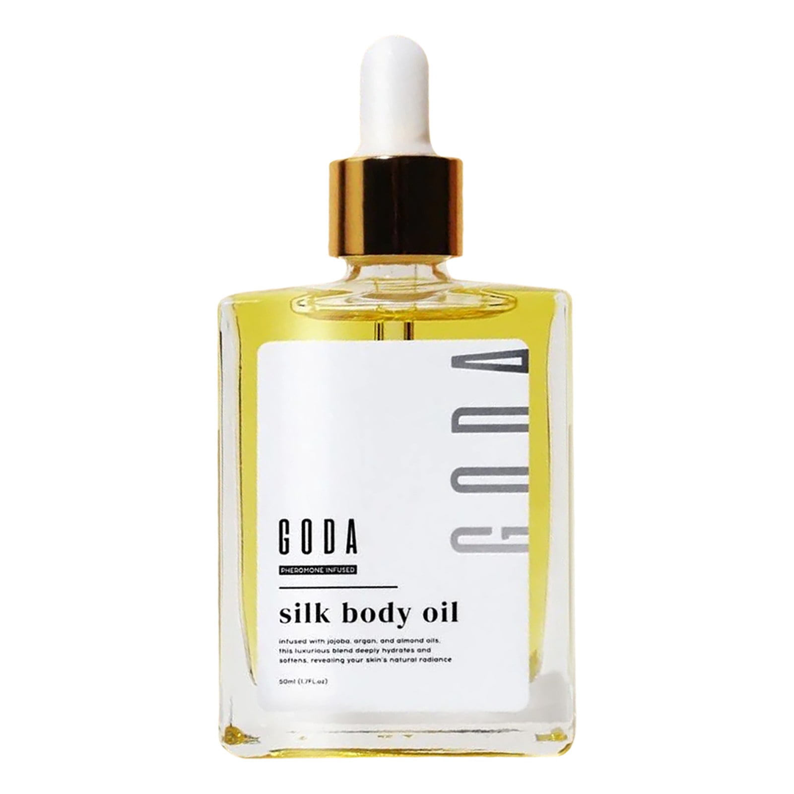 GODA Silk Body Oil for Women & Face, 50ML Non-Greasy Perfume Oil with ...