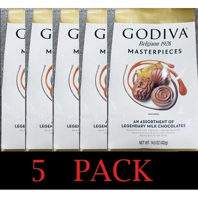GODIVA Belgium Masterpieces Assortment of Legendary Milk Chocolates 14. ...