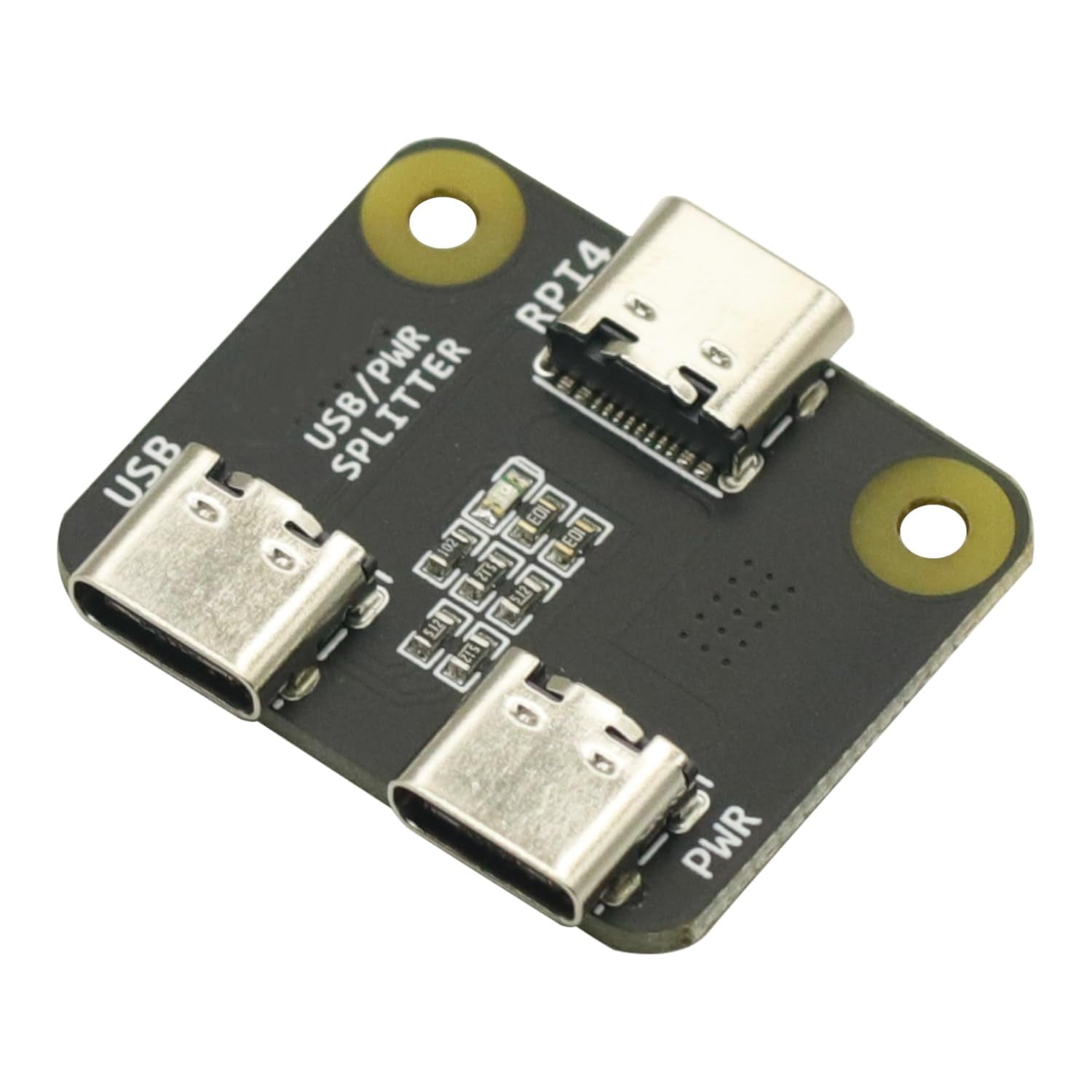 GODIYMODULES Type-C Interface Power SSF20 Splitter is Suitable for Raspberry Pi 4 USB 1 to 2 ...