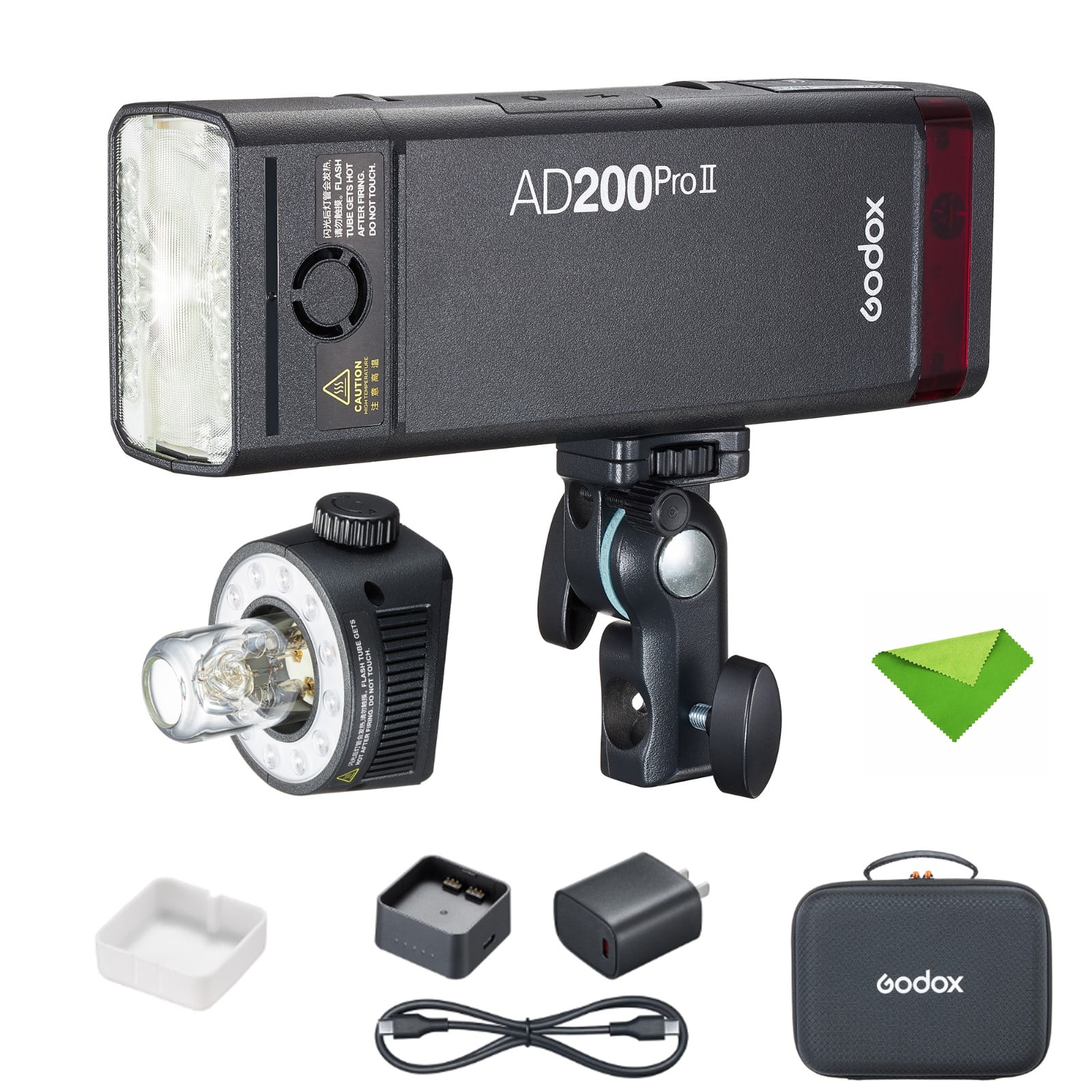 GODOX AD200 Pro II AD200ProII 200Ws 2.4G TTL Flash Strobe, 500 Full ...