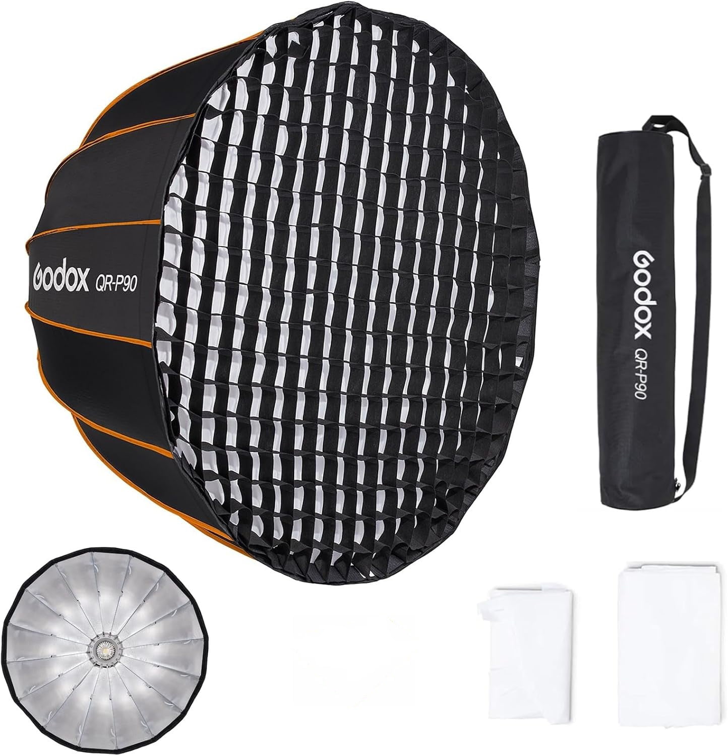 GODOX QR-P90 35.4 Inch/90CM Parabolic Softbox Bowens Mount, Quick ...