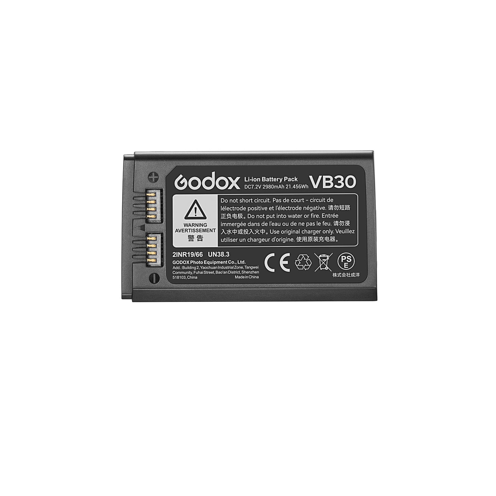 GODOX VB30 DC7.2V 2980mAh 21.456Wh Li-ion Battery Pack for V1Pro-C ...
