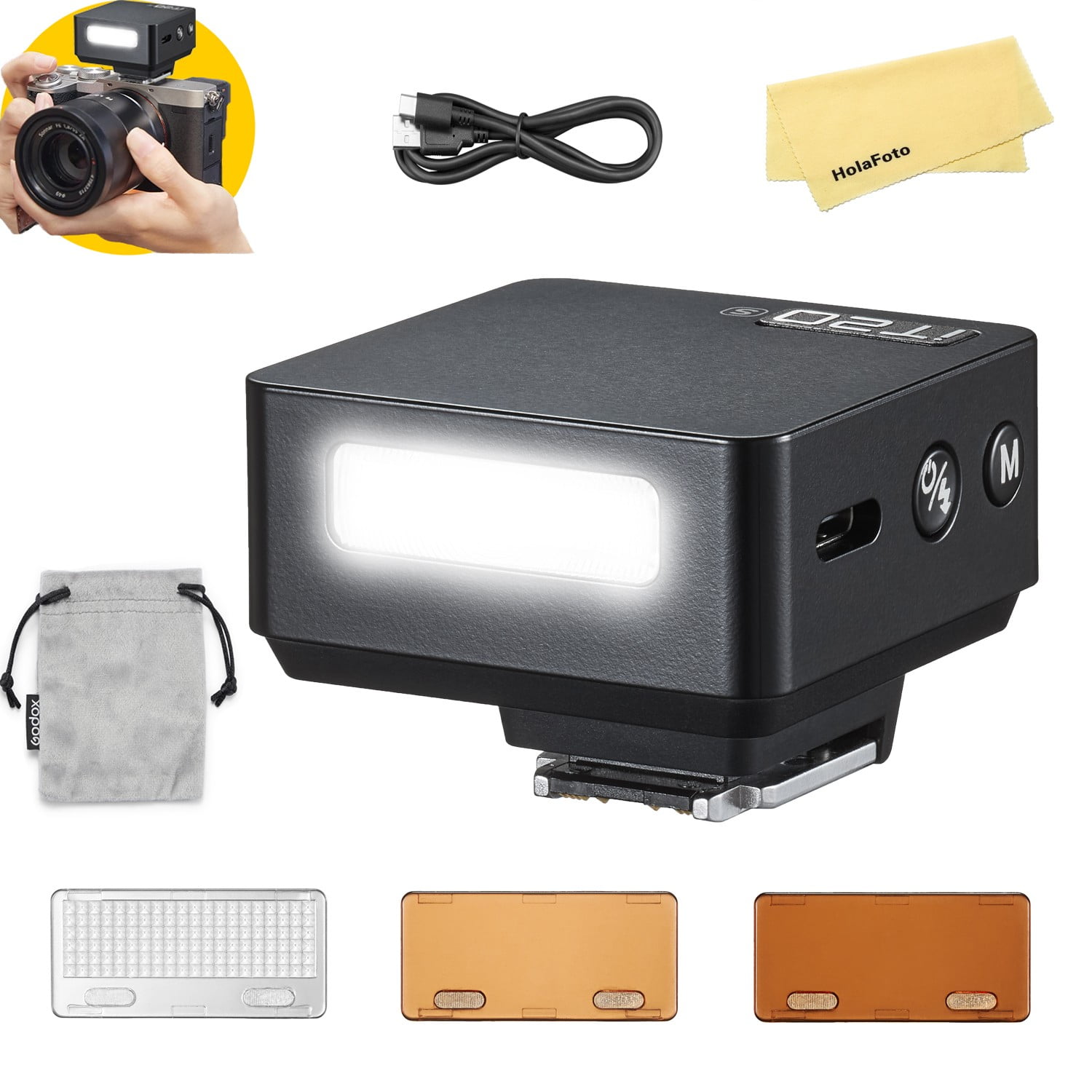 GODOX iT20 S iT20S TTL Mini Camera Flash forSony Flash,7.4V/300mAh ...
