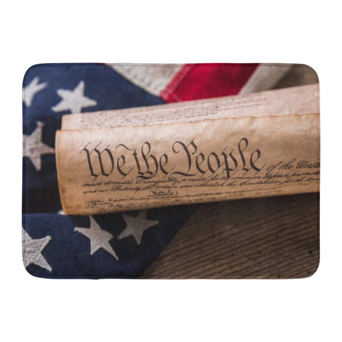 GODPOK Americana United States Constitution Rolled in Scroll on Vintage ...