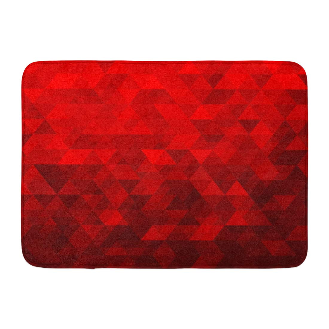 GODPOK Bright Colorful Glitter Red Abstract Geometric Triangle Polygon ...