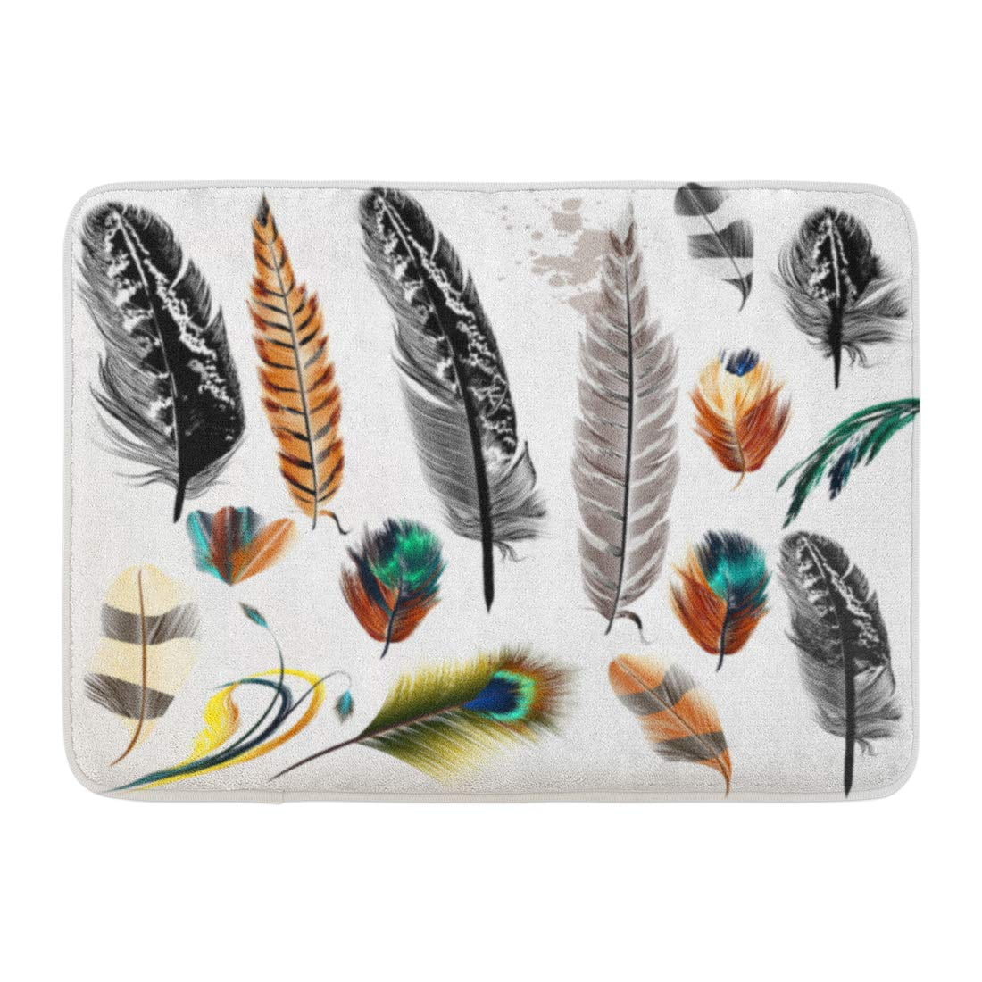 GODPOK Colorful Beautiful Big of Detailed Bird Feathers in Realistic ...