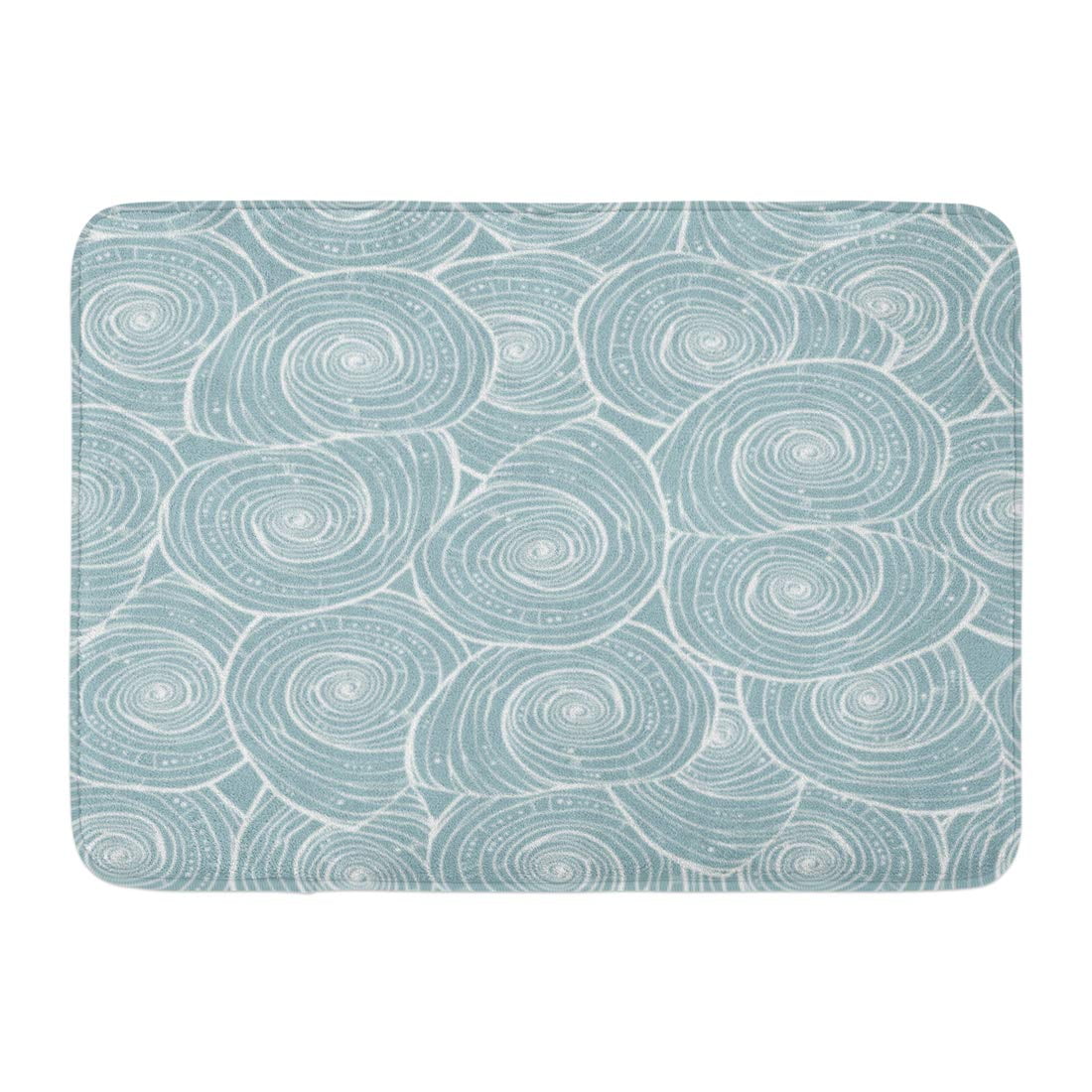 GODPOK Food Blue Sea with Shells Marine Design White Oyster Tropical ...