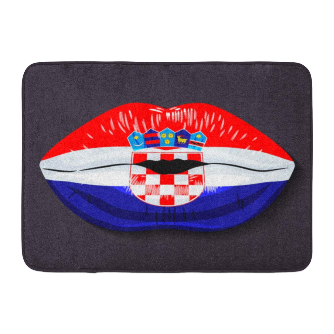 GODPOK Foreign Language School Lips Open Mouth Flag Croatia Republic ...