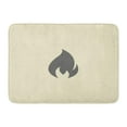 GODPOK Hot Flame Fire Burn Campfire Silhouette Graphic Ignite Abstract ...