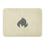 GODPOK Hot Flame Fire Burn Campfire Silhouette Graphic Ignite Abstract ...