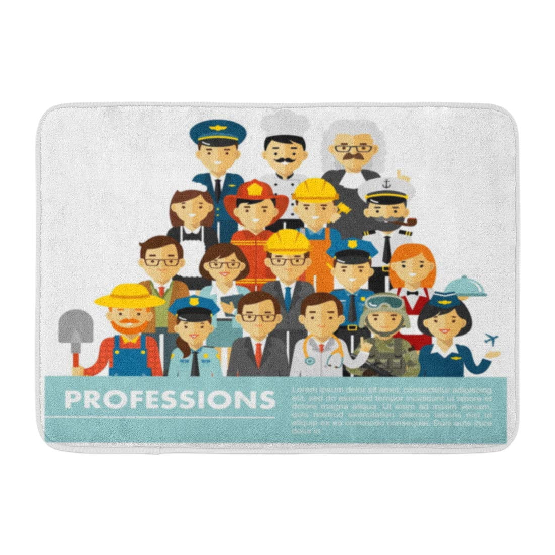 GODPOK Judge People Occupation Characters in Flat Style White Different ...